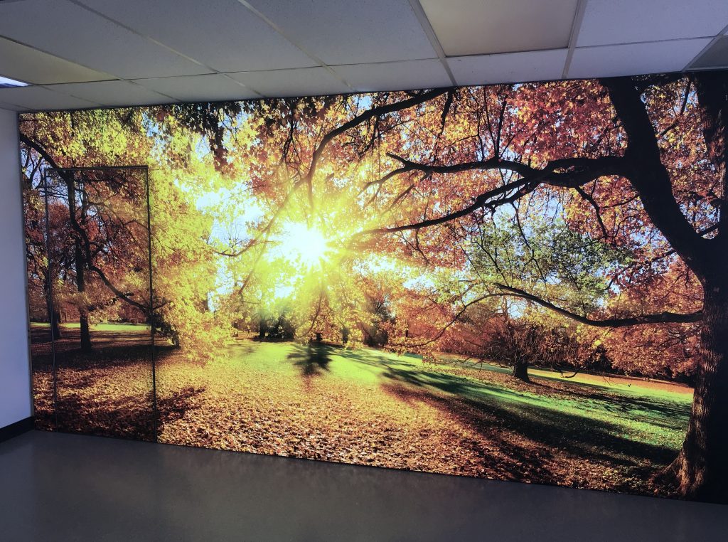 LED Backlit Fabric Displays